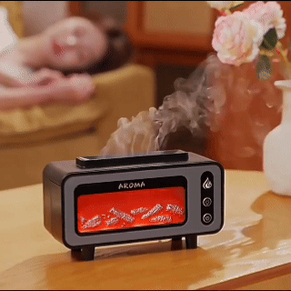 Ultrasonic Sleek FirePlace Diffuser | Personal Humidifier – Aroma Paradise